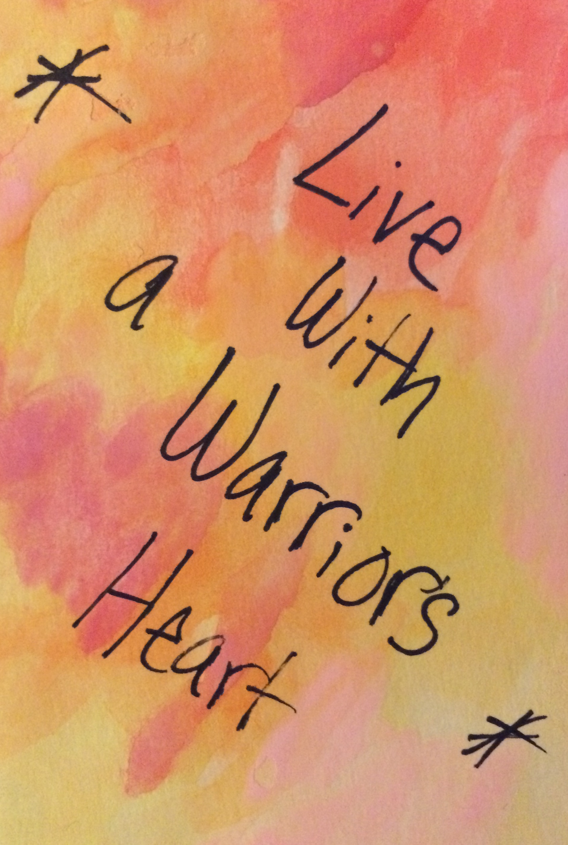 Live with a Warrior’s Heart | On Sleepless Roads